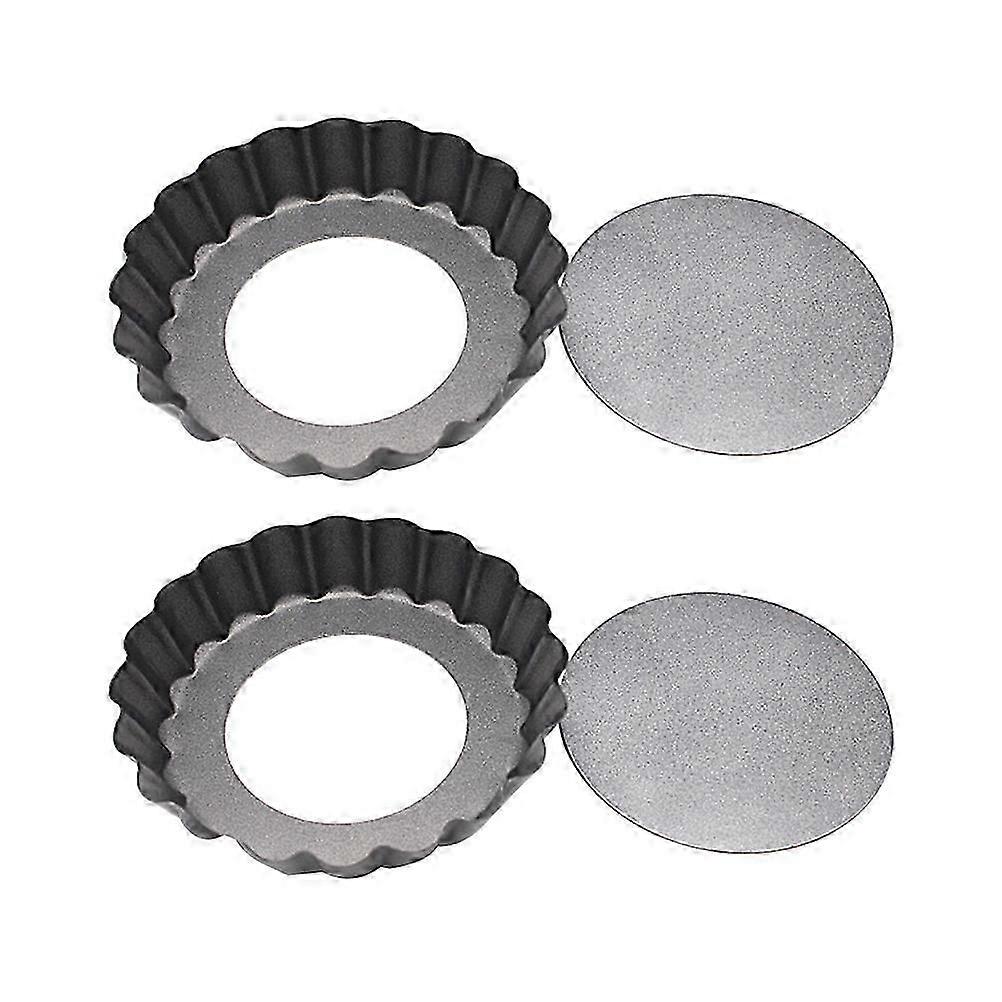 2 Pcs Cakesicles Mold Baking Cups Metal Small Bread Baking Pan Puto Cup ...