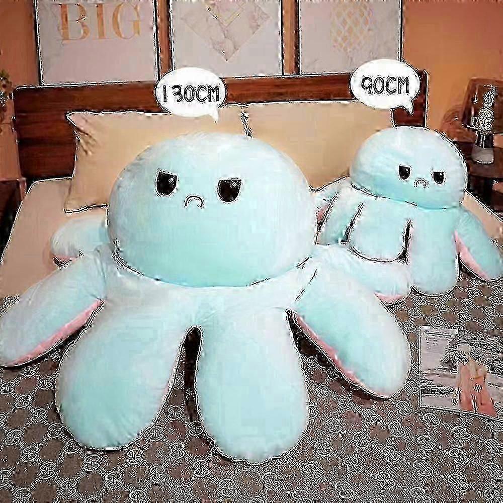 Reversible Octopus Stuffed Animal, Large Plush Octopus Cushion Pillow ...
