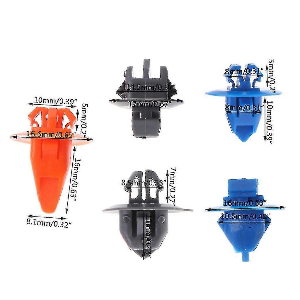 30 Pcs Front Door Trim Body Moulding Repair Kit Flare Panel Clip For ...