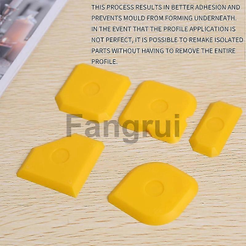 For 5pcs Scraper Tool Kit Grouting Set Smoothing Trowel Grout Remover ...