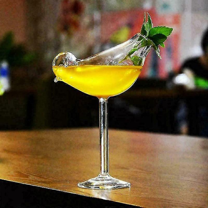 Bird Shaped Glass Wine Cup Whiskey Glasses Drinking Clear Cocktail ...