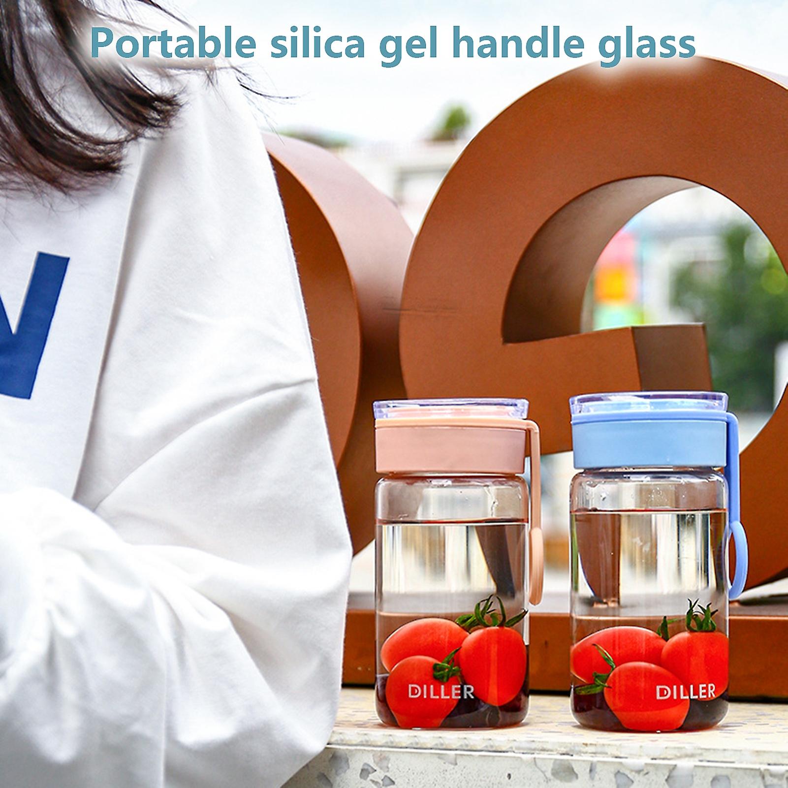 280ml/380ml Diller Single Layer Glass Water Cup Anti-fracture Smooth Cup Rim High Borosilicate ...