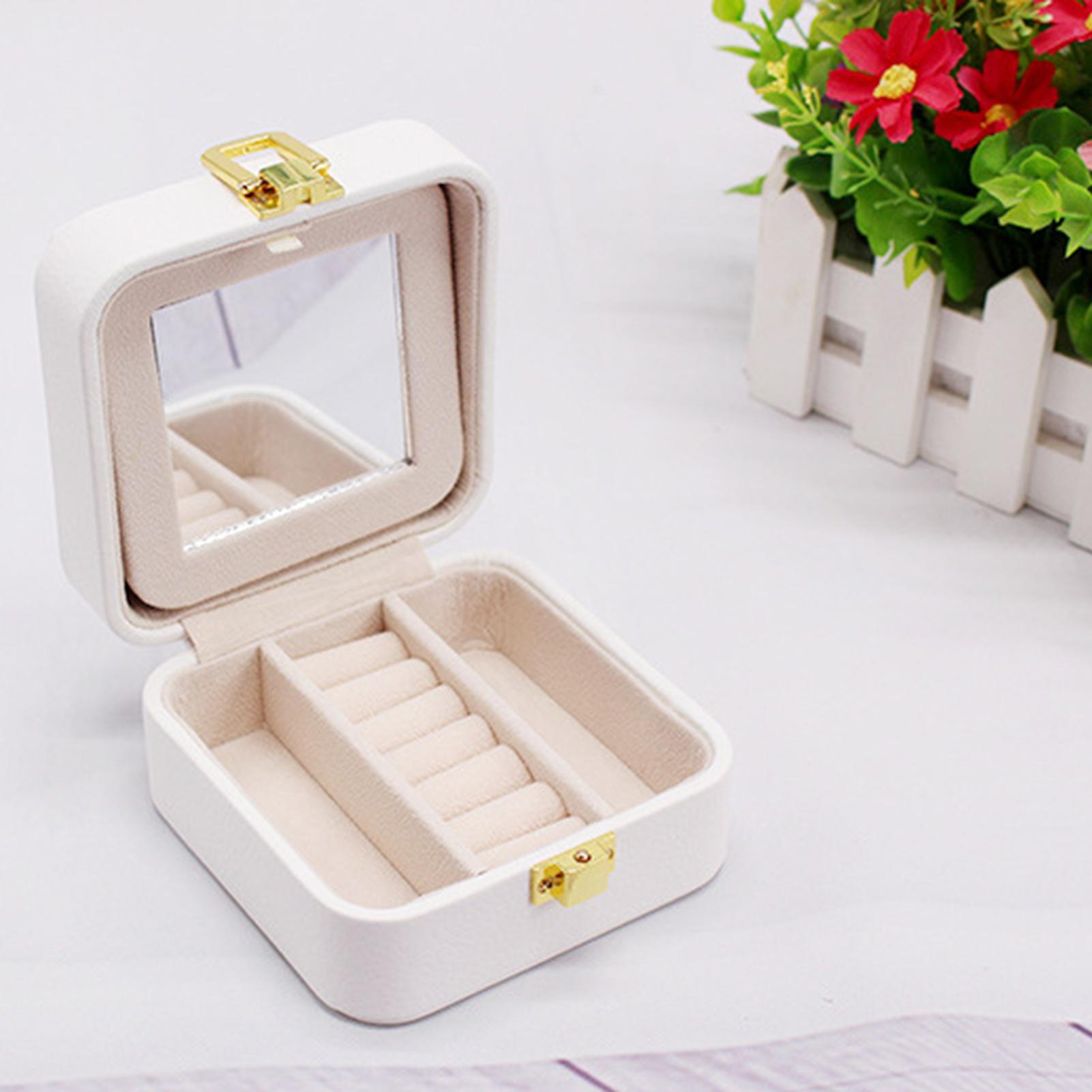 Small Jewelry Travel Organizer Case Waterproof Jewelry Container Box ...