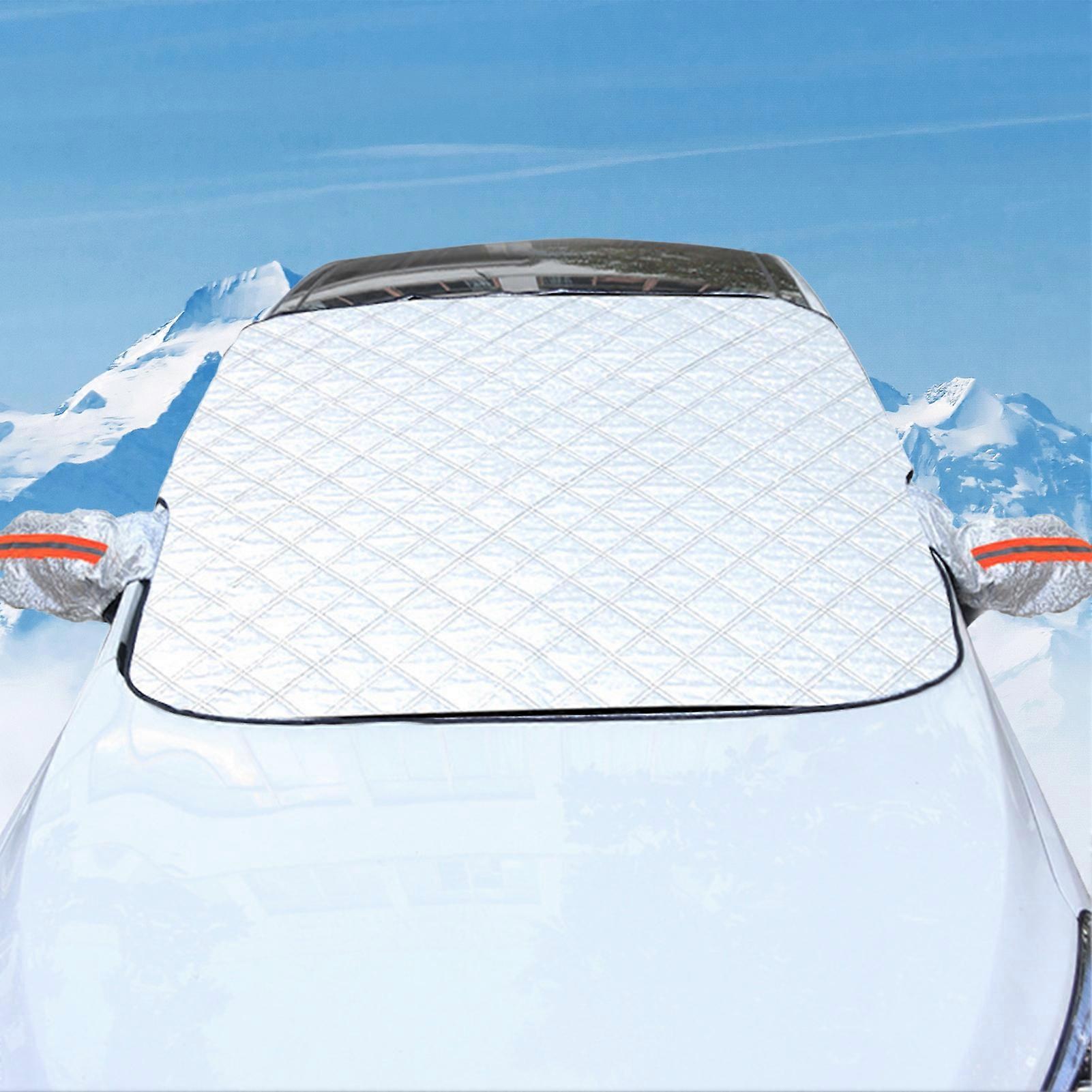 Car Windshield Snow Cover Double Layers Aluminum Film Freeze Protection ...