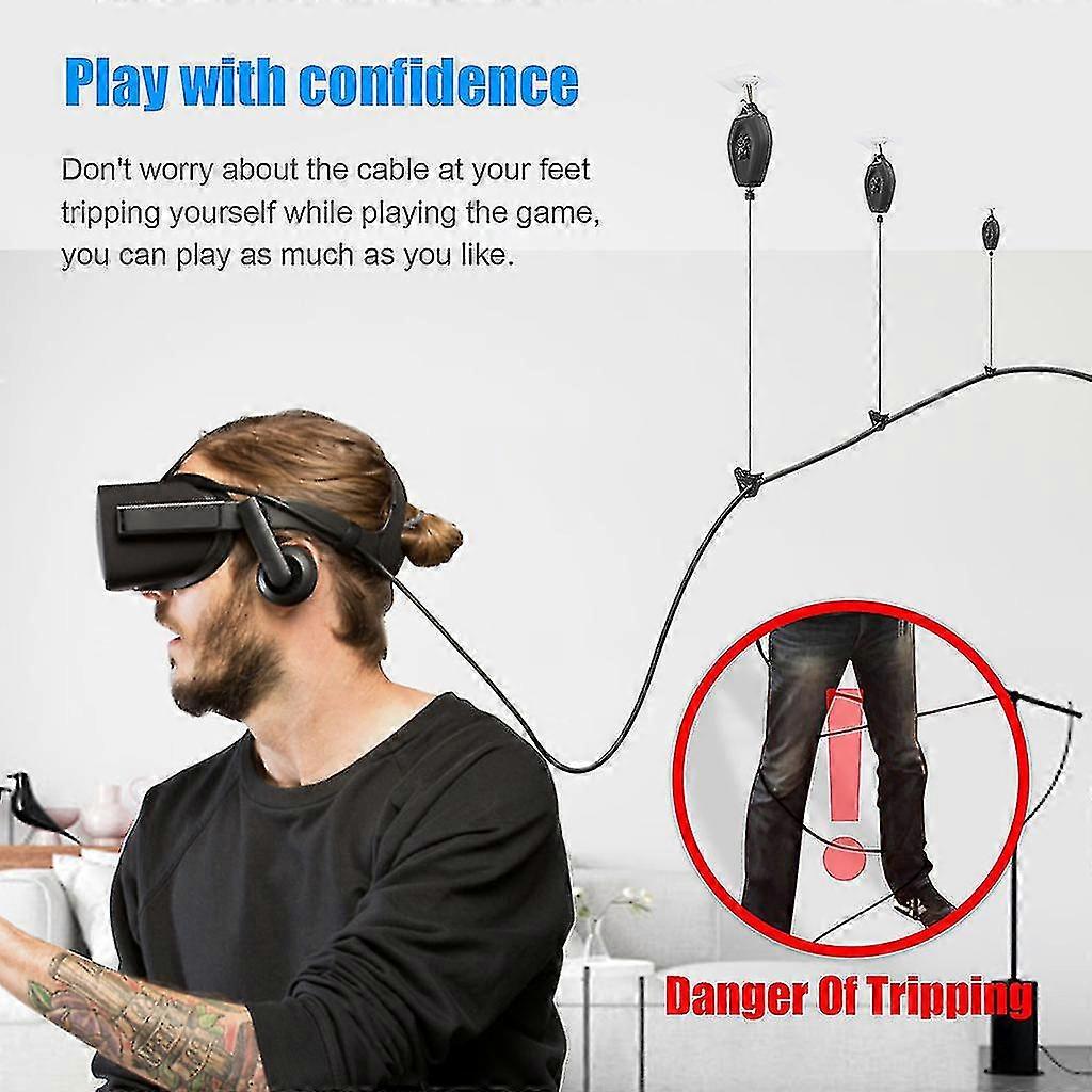 Vr Cable Management System Ceiling Pulley For Oculus Quest 2/rift Link ...