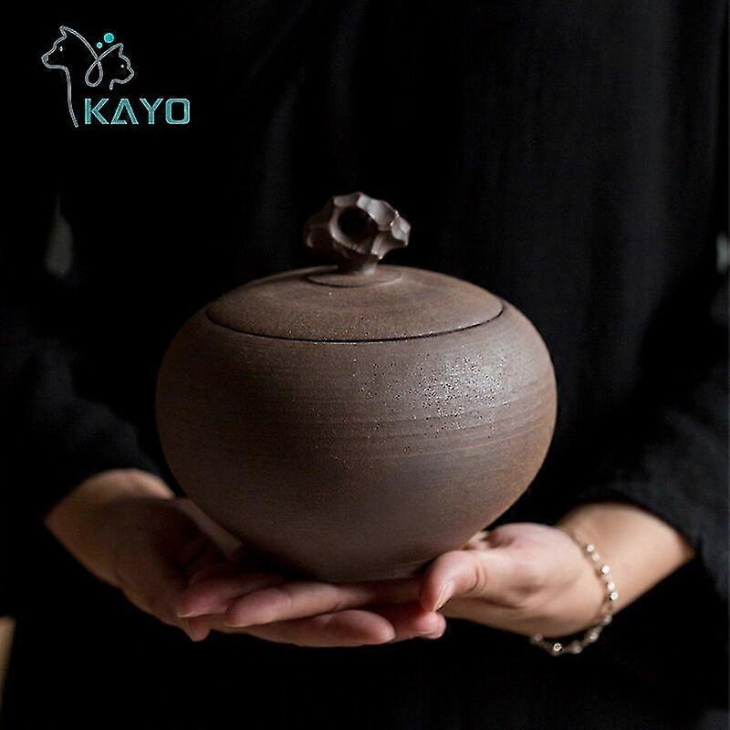 Cremation Urn Sealed Funeral Ashes Urns Ceramics Matte Surface ...