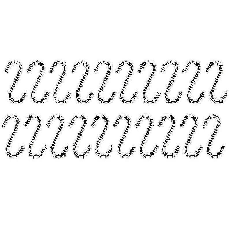 20pcs Stainless Steel Hooks With Sharp Tip For Butcher Shop For Kitchen ...