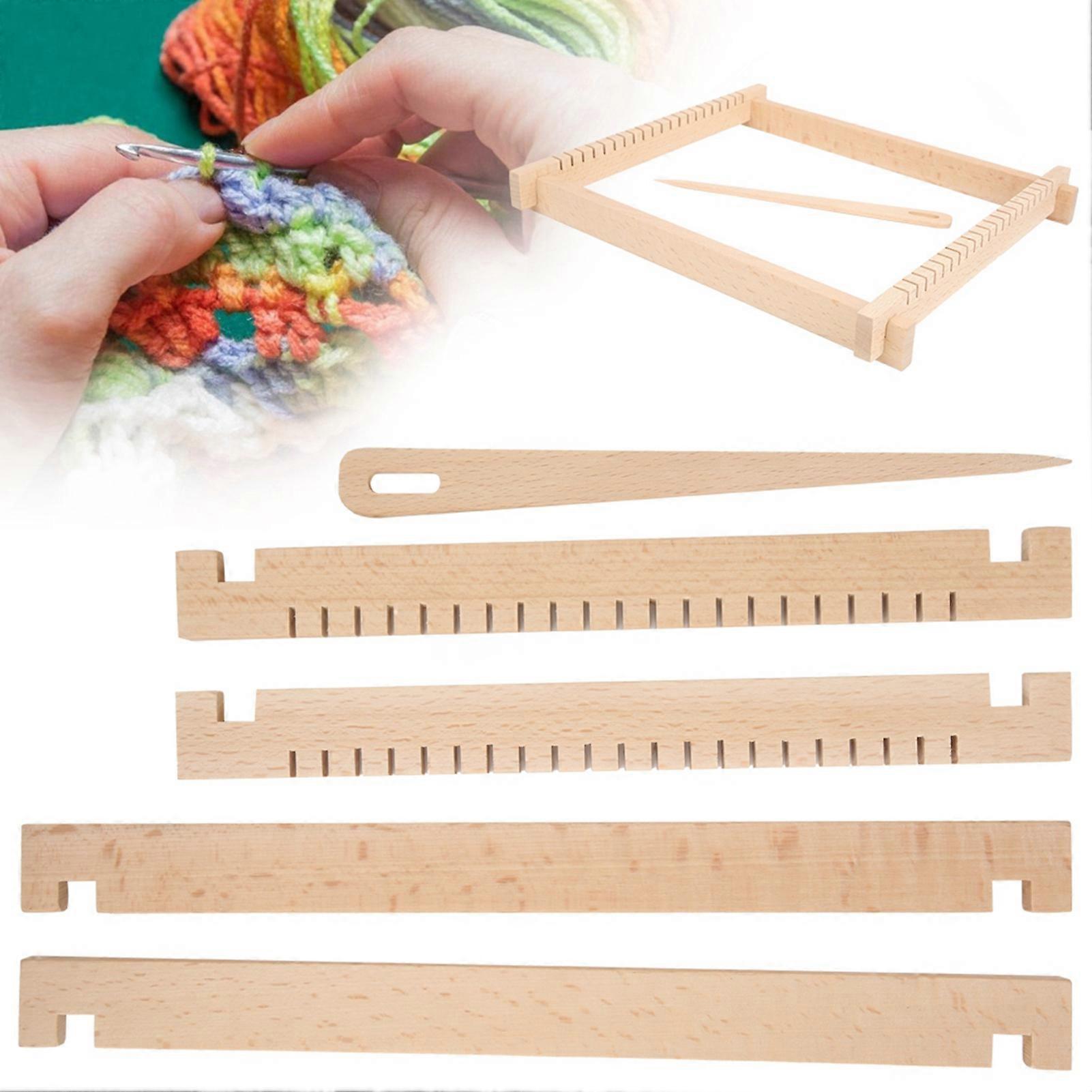 Detachable Traditional Wooden Weaving Machine DIY Mini Knitting Loom ...