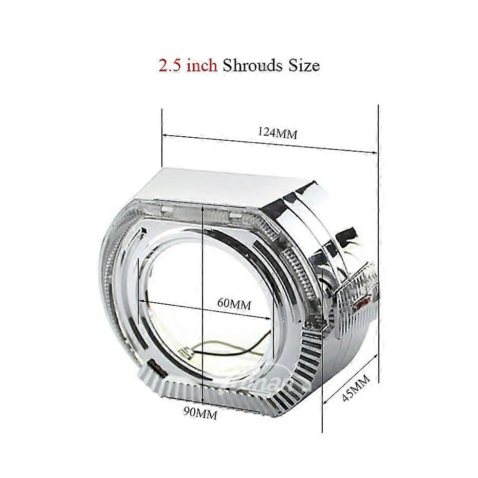 2.5'' VER 8.1 Bi-Xenon Projector Lens H1 Car Headlight for X5 BM Sport ...
