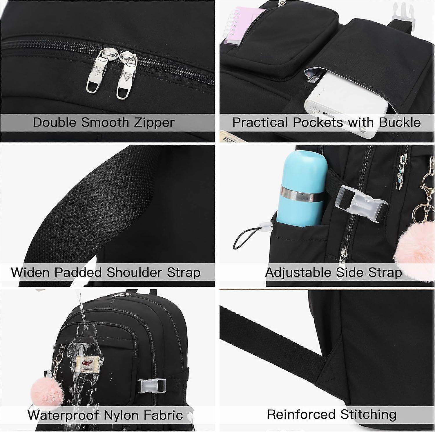 Laptop Backpack 15.6 Inch Kids Elementary Middle High School Bag ...