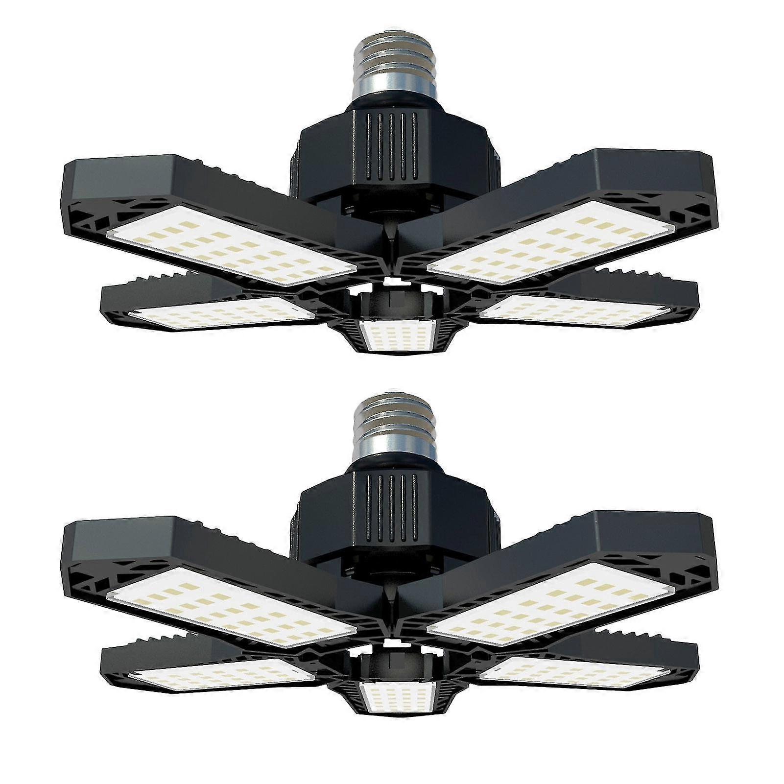 Led Basement Light Panels Garage Lighting With 5 Adjustable Panels For ...