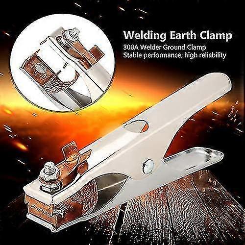 Earth Clamp Galvanic Grounding Clamp Heavy Welding Terminals 300a Earth ...