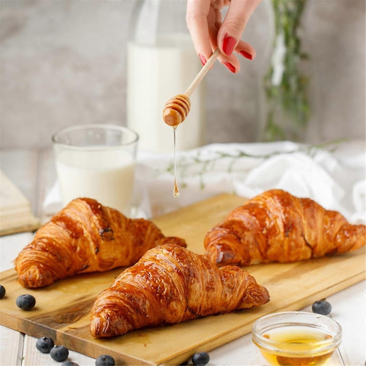 100 PCS Honey Dipper Sticks Mini Honey Dippers 6 Inch Wooden Honey Dipper Dipper Stirrers ...