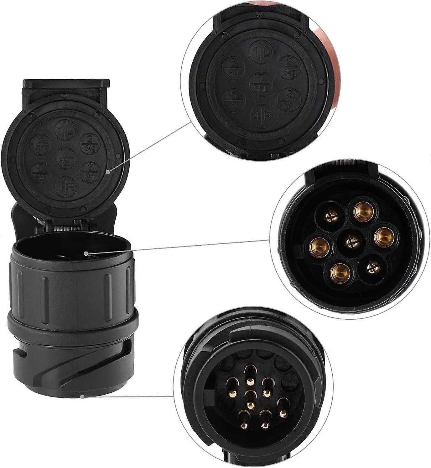 Trailer adapter, trailer 13-pin to 7-pin adapter, trailer hitch from ...