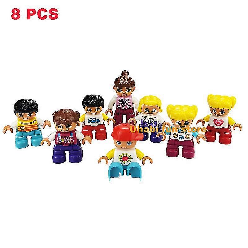Big Size Action Figures City Princess Policemen Family Building Block ...