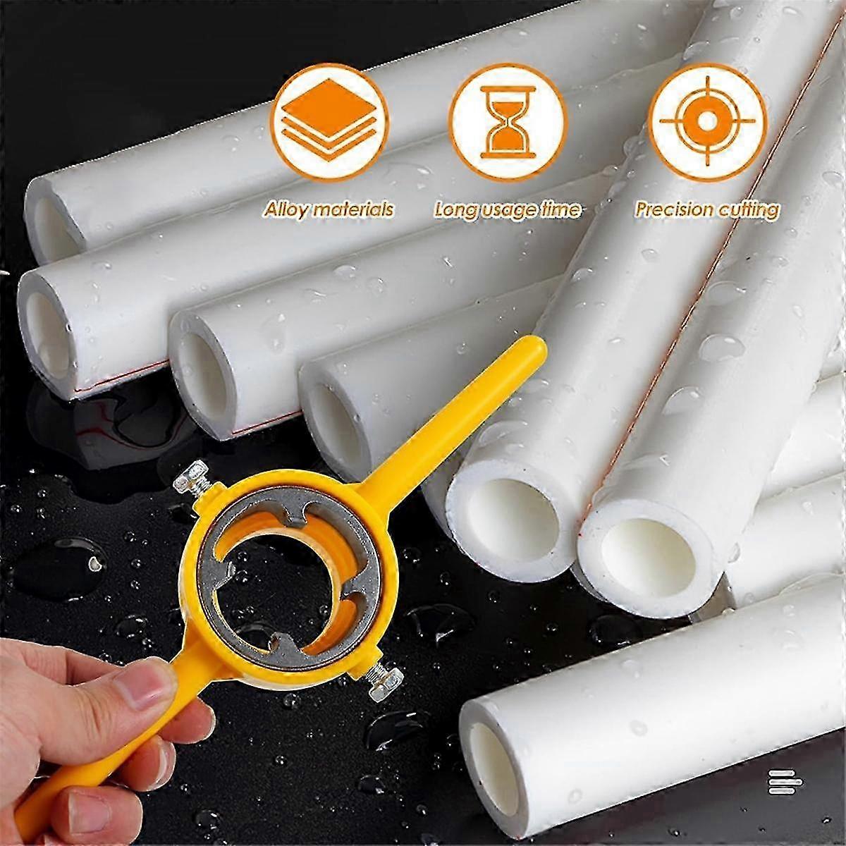 6pcs Pvc Thread Maker Tool, With 1/2 Inch 3/4 Inch 1 Inch Dies Reusable ...