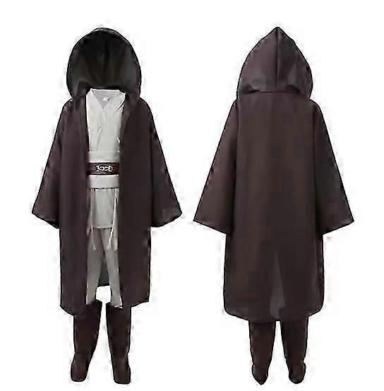 Children Jedi Knight Cosplay Costume Obi Wan Kenobi Uniform Suit-Good ...