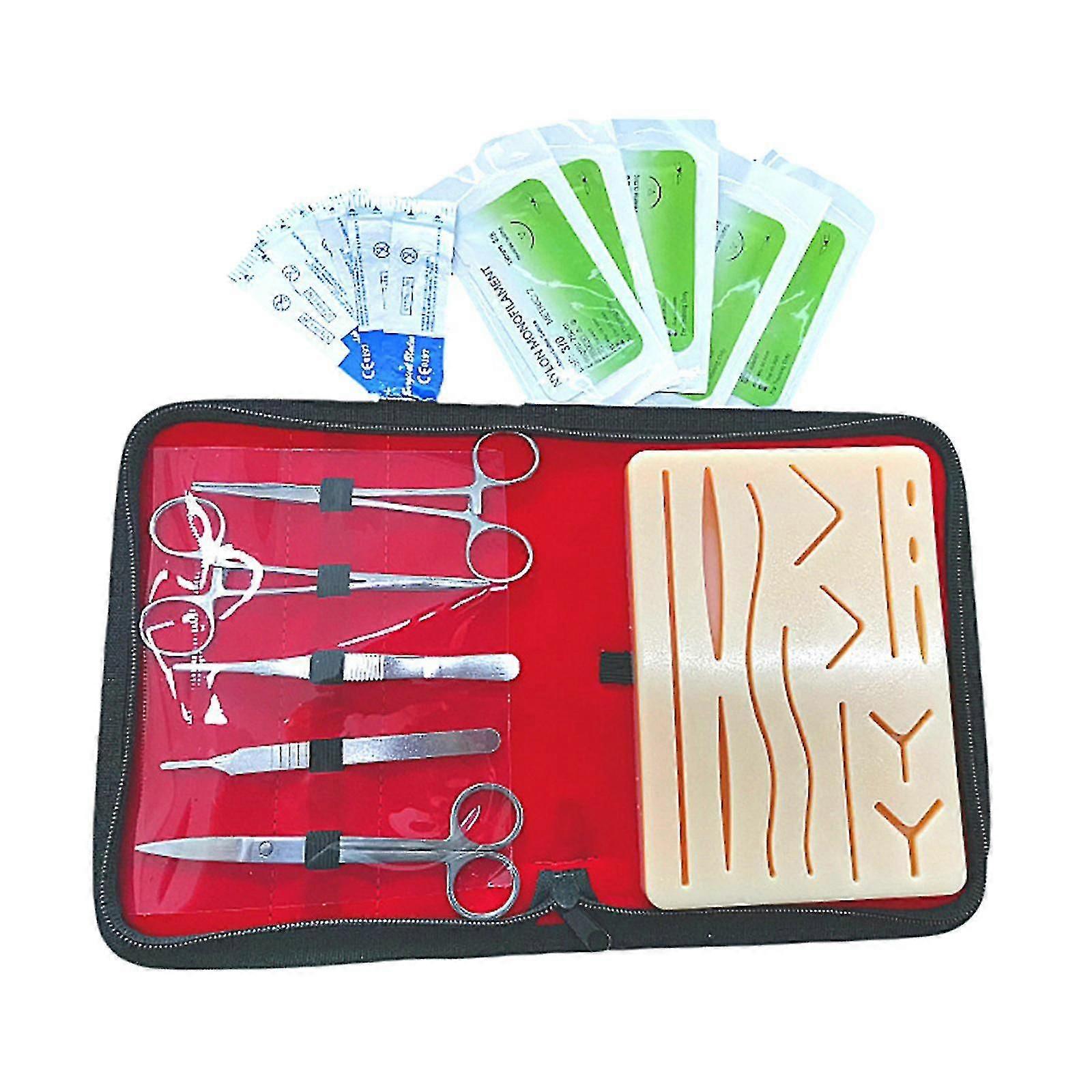 Suture Practice Kit for Medical Students - Surgical Training Set with ...