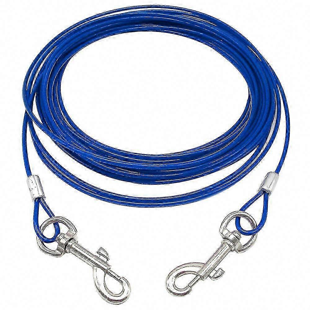 Pet Dog Tie Out Cable Lead Leash Wire for Garden & Camping 10/16/32FT ...