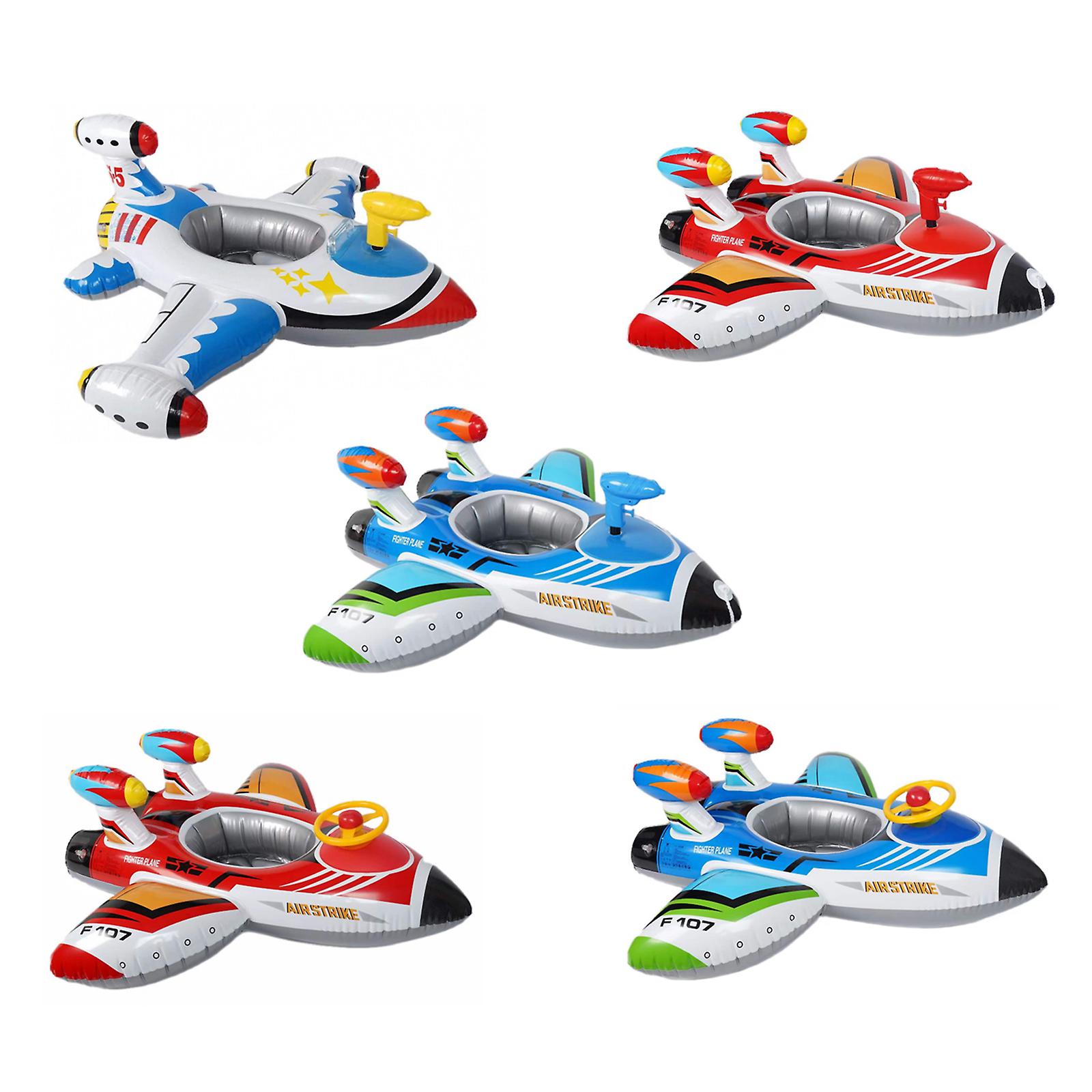 Baby Inflatable Swimming Float Seat, Airplane Design Pool Float With ...