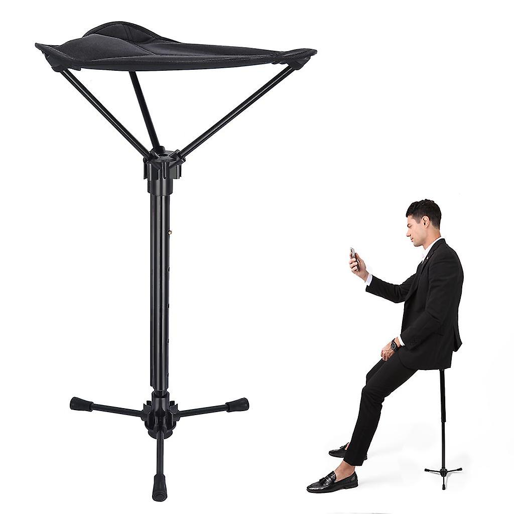 Tall Slacker Chair Portable Collapsible Stool Seat for Travel Garden ...