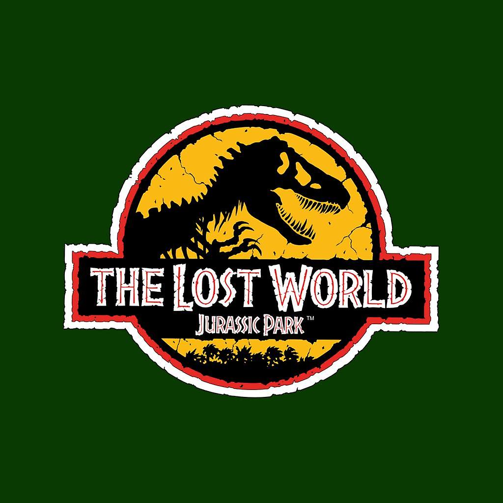 Jurassic Park The Lost World White Outline Logo Men's T-Shirt | Fruugo US