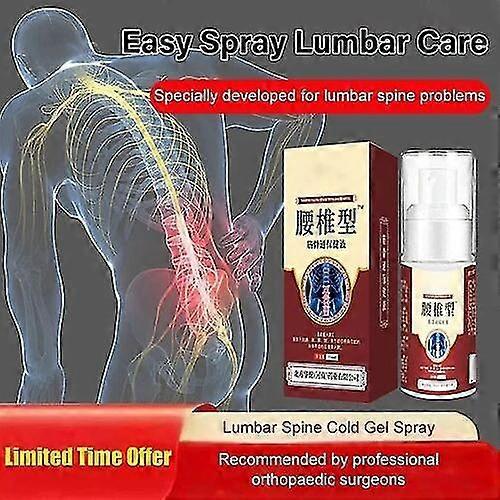 Lumbar Spine Cold Gel Spray, Back Pain Relief Products, Sciatica Pain ...