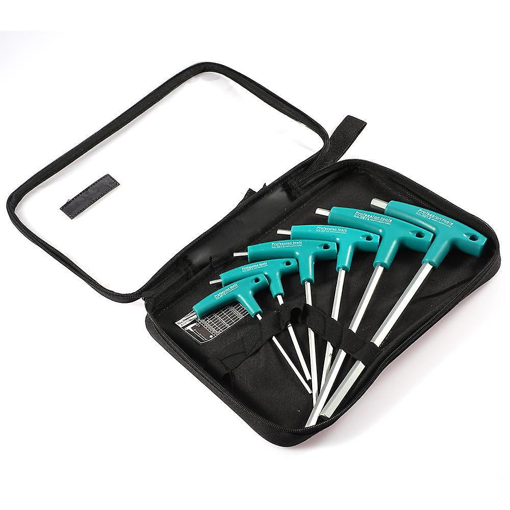 6/9Pcs allen key hex wrench set flathead t-handle spanner hexagon ...