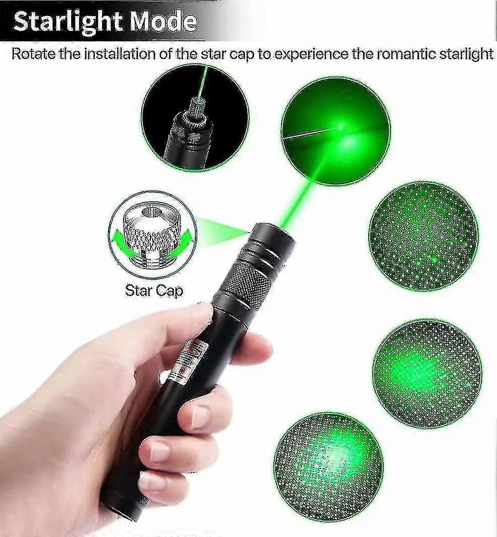 Pointer 2000 Meters Range High Flashlight, Rechargeable With Cap ...
