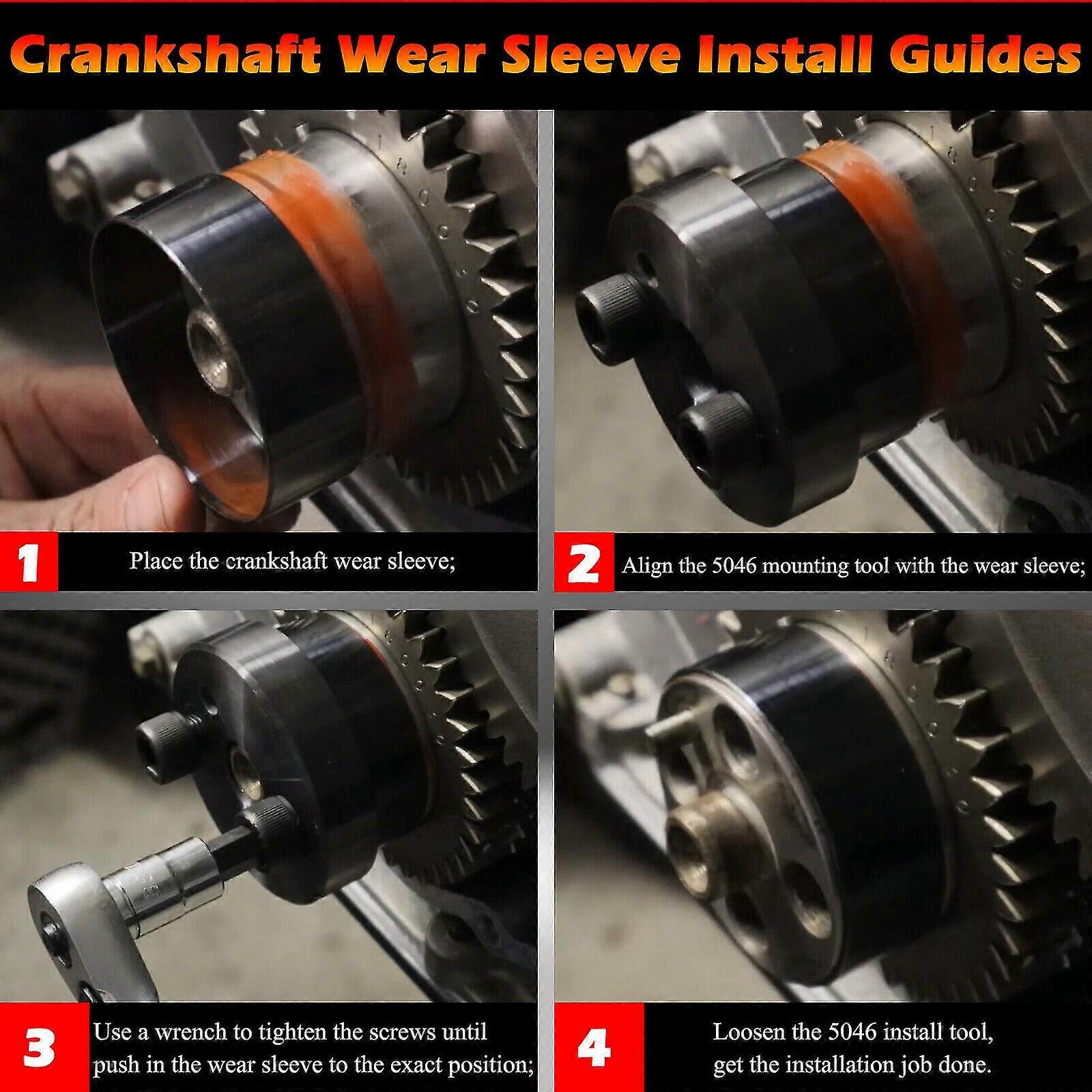 Verktyg för montering av vevaxeltätning till framkåpa 1338 och ...