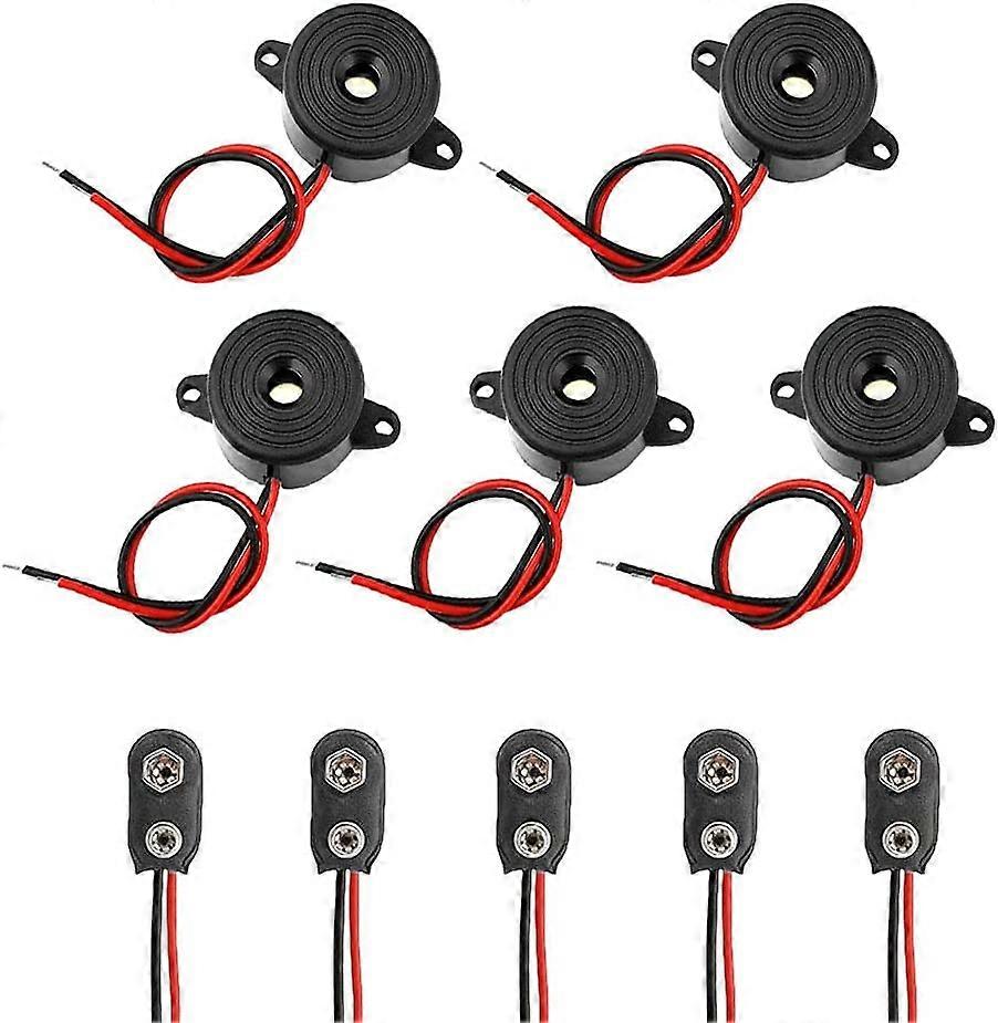 5 Pcs DC 3-24v 85DB Electronic Alarm Buzzer Buzzer Alarm System ...