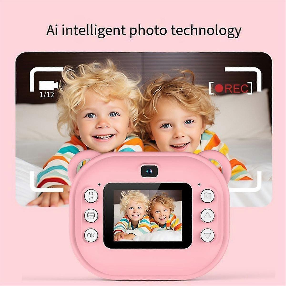 1080P Children Print Camera Dual Camera 240MP One-Touch Printable ...