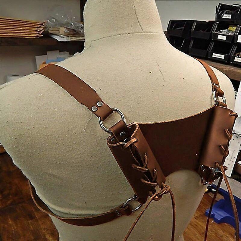 Medieval Sword Scabbard Shoulder Back Sheath Holder Frog For Men Larp ...