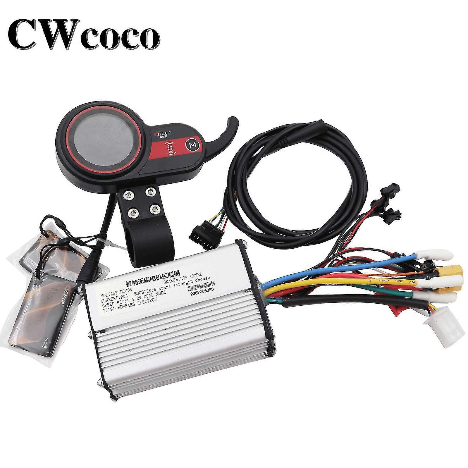 36v 48v Motor Hall Controller New Lcd Nfc Acceleration Dial Meter For ...