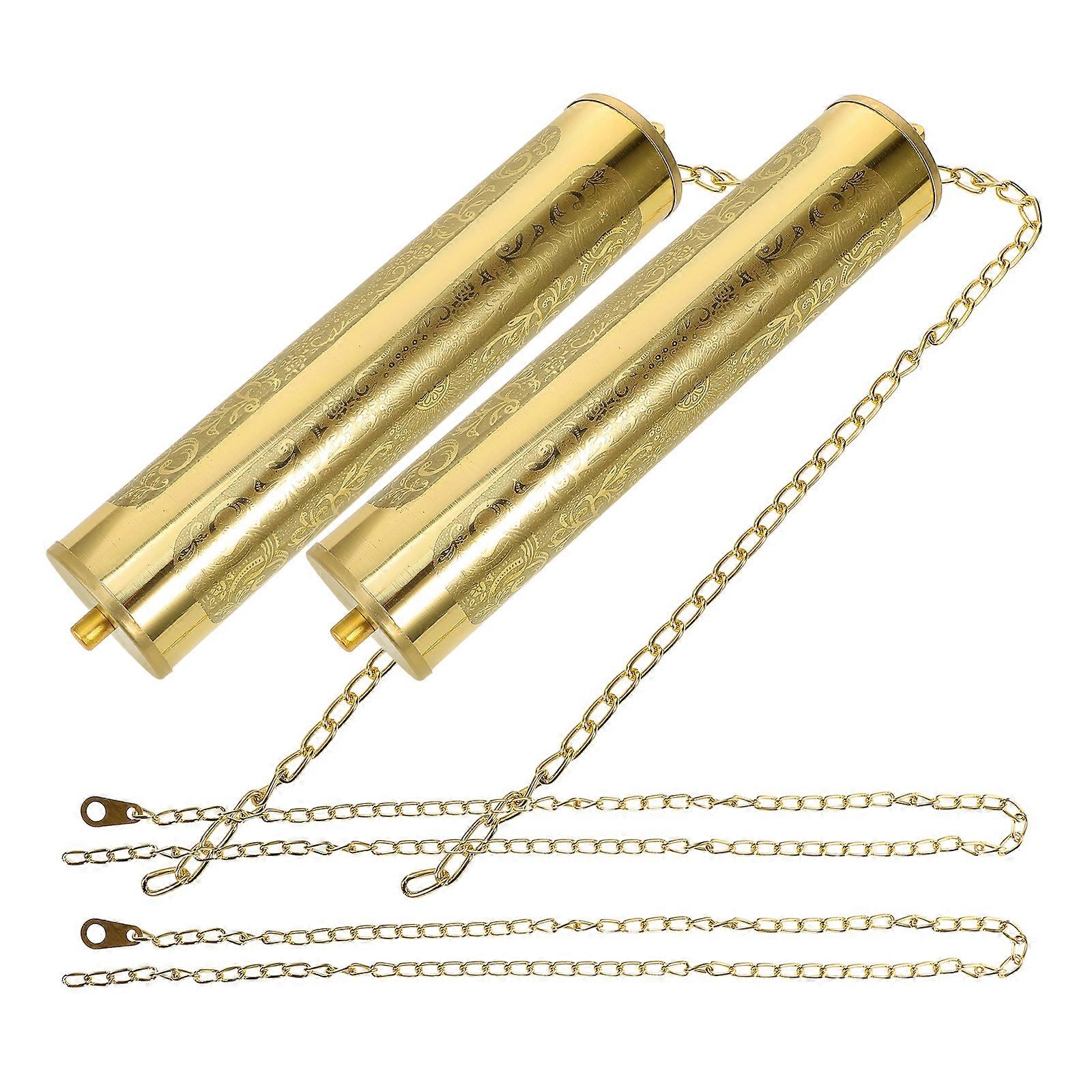 1 Set of Clock Iron Chain Weight Replacement DIY Wall Clock Part Chain ...