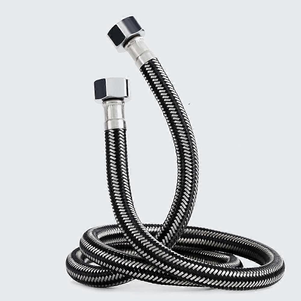 Stainless Steel Braided Hose Flexible Water Plumbing Pipe Bathroom ...