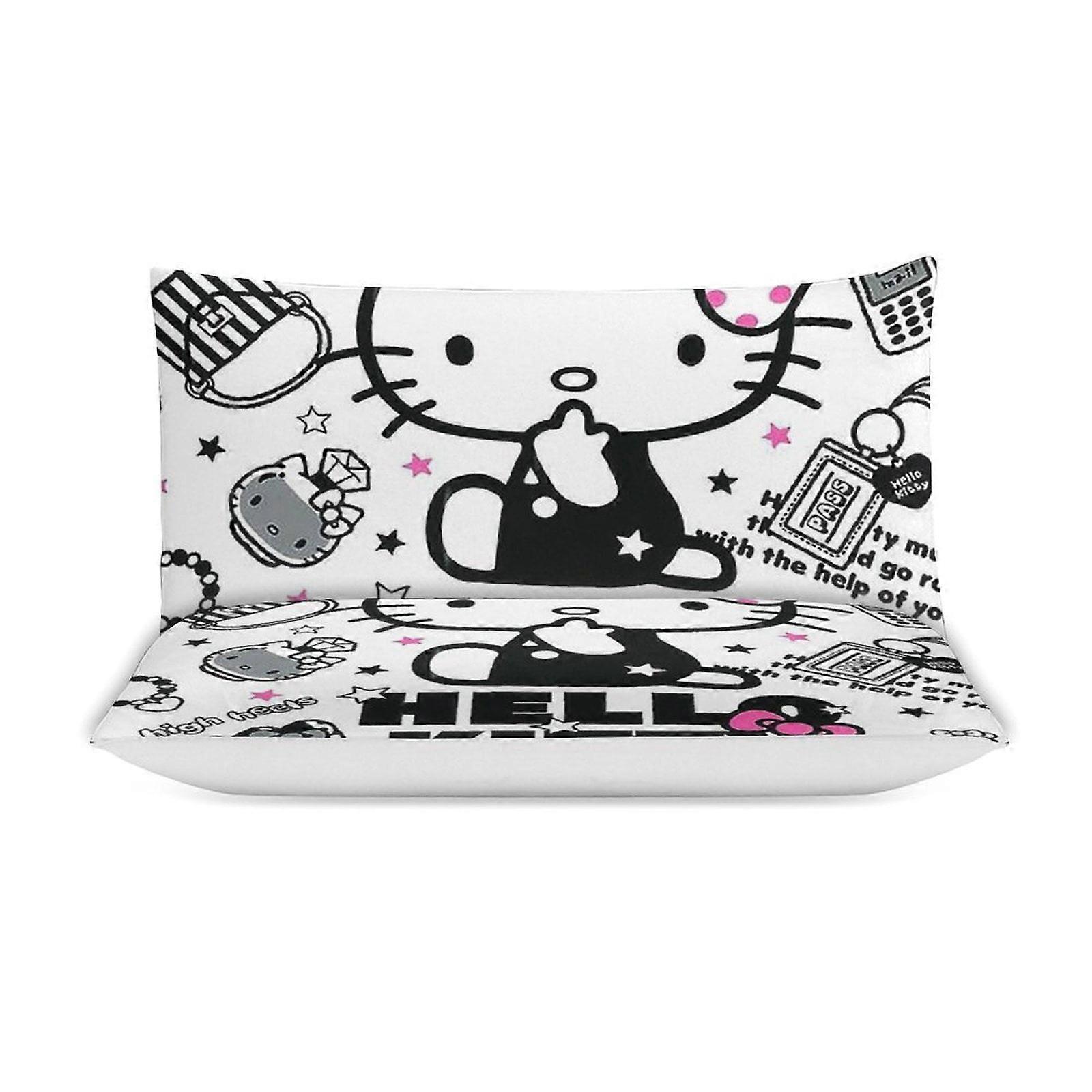 Zm616 Hello Kitty 3-Piece Twin Bed Set - Includes 1 Single Comforter ...