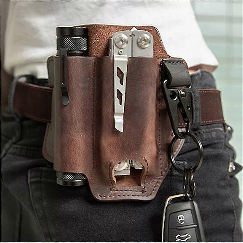 Leather Sheath For Leatherman Multitool Sheath EDC Pocket Organizer ...