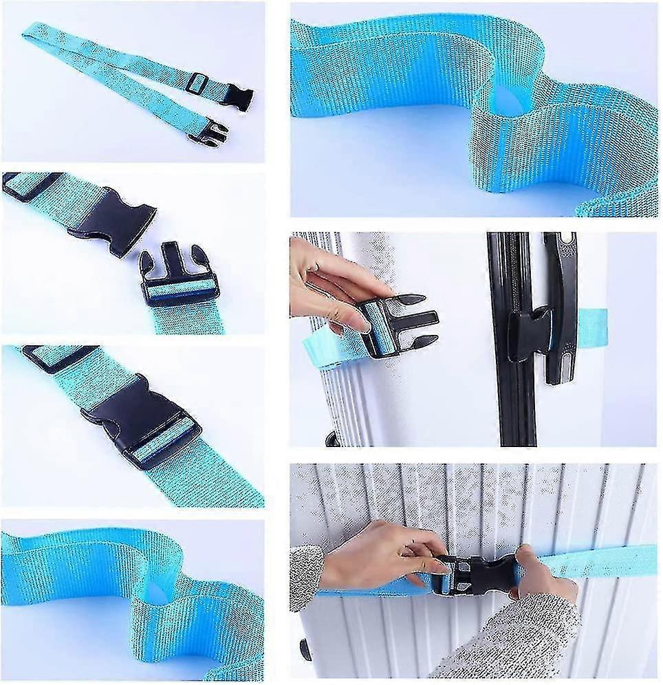 Luggage Straps 4pack Adjustable Suitcase Belts Travel Packing Belt With ...
