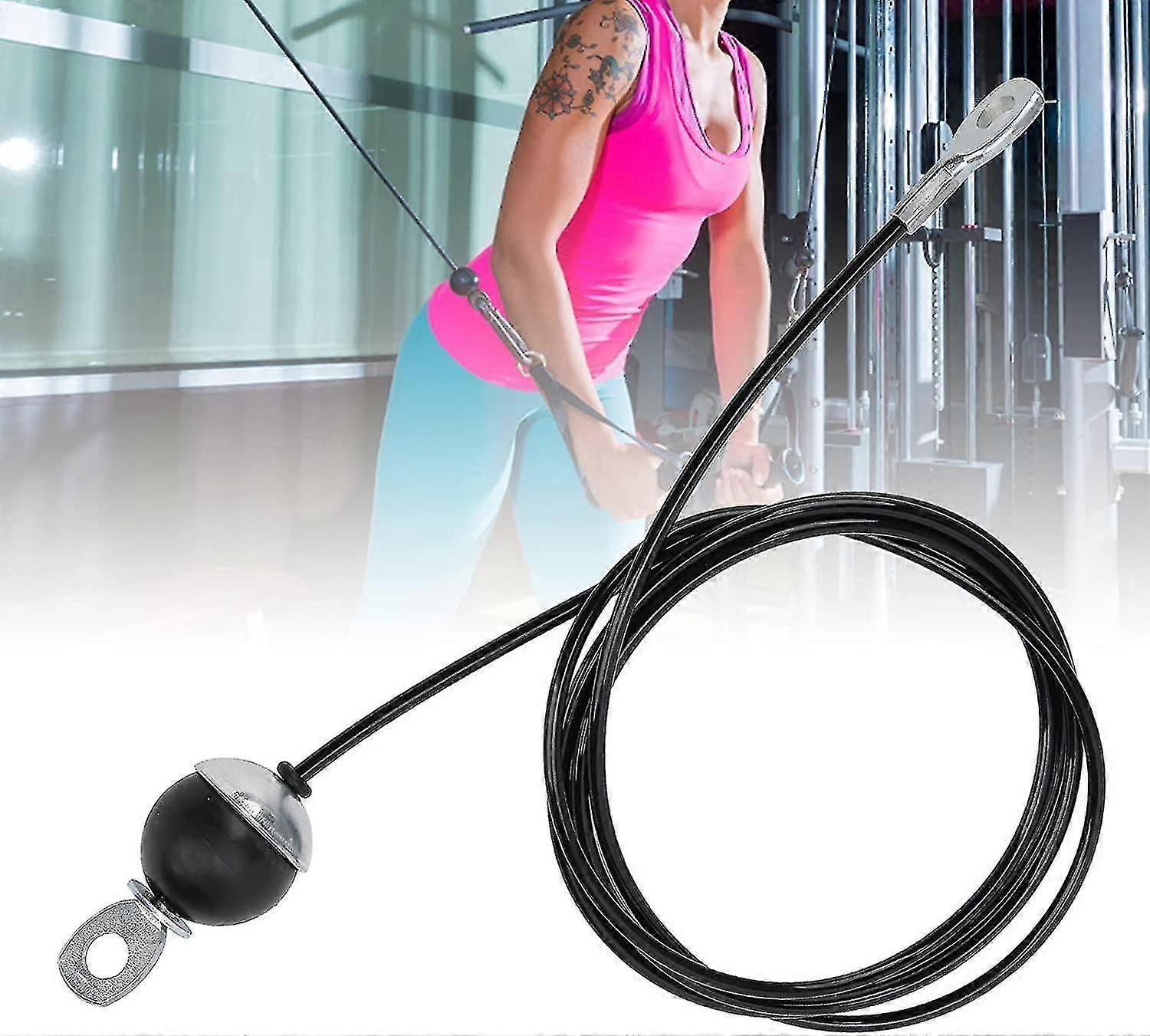 Fitness Pulley Cable, Gym Cable Wire Rope Fitness Pulley Cable Steel ...