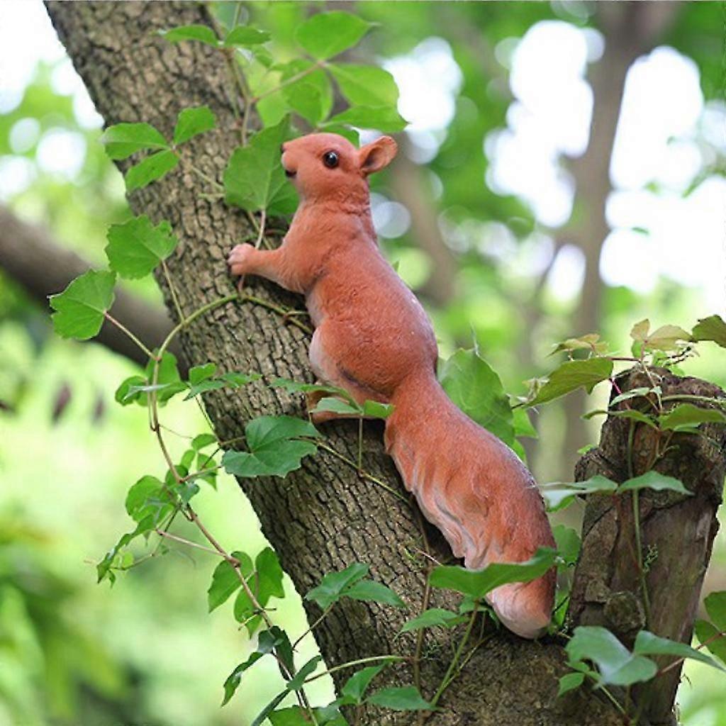 Collectible Realistic Squirrel Model Figure for Home Garden Tree ...