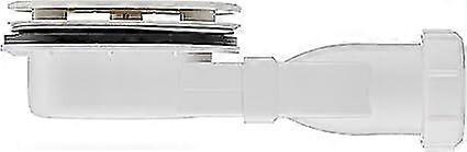 Slimline Shower Bathroom Tray Waste Trap Shower Room Plastic Flat Floor ...