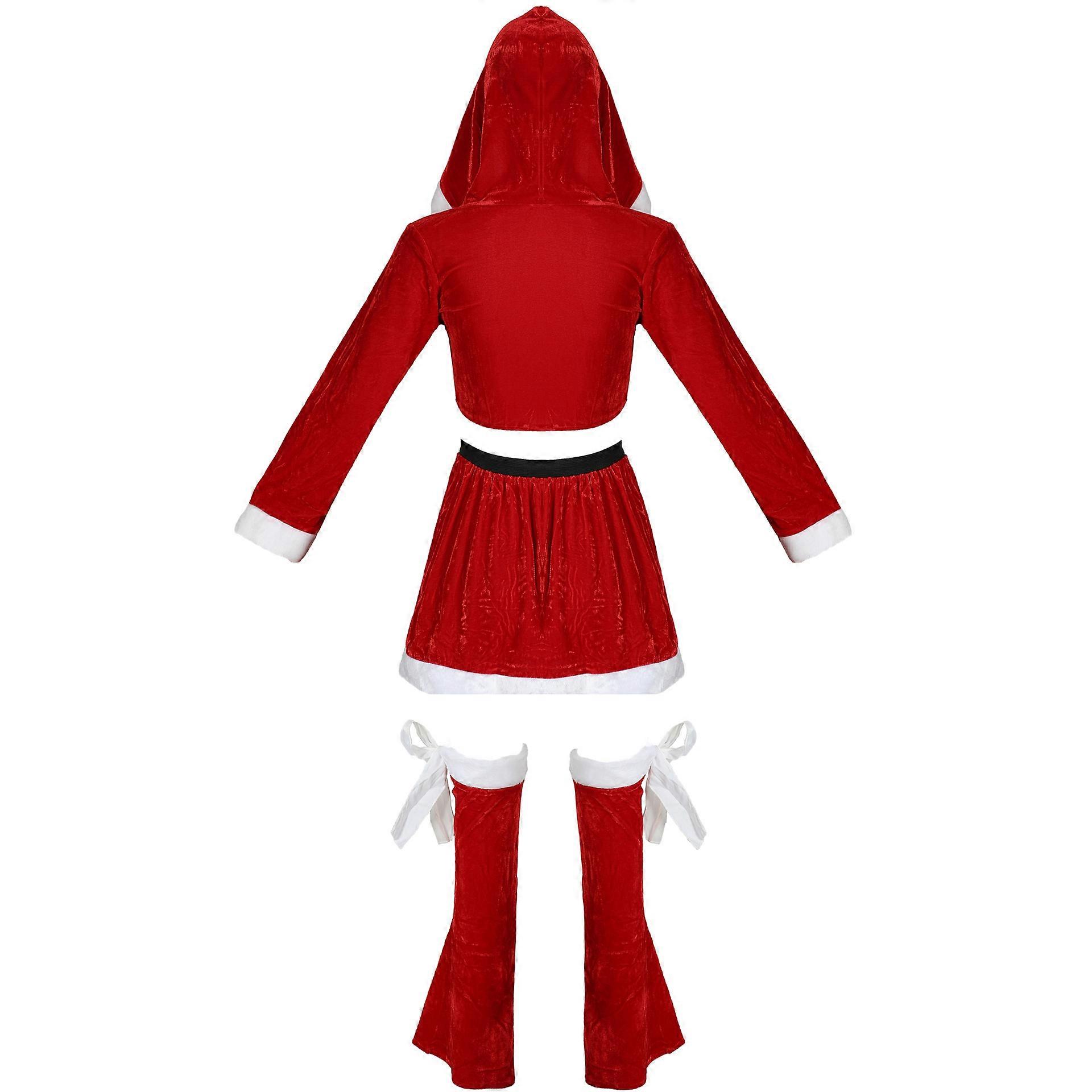 Sexy Christmas Costume With Booties Christmas Clothes Christmas Uniform ...