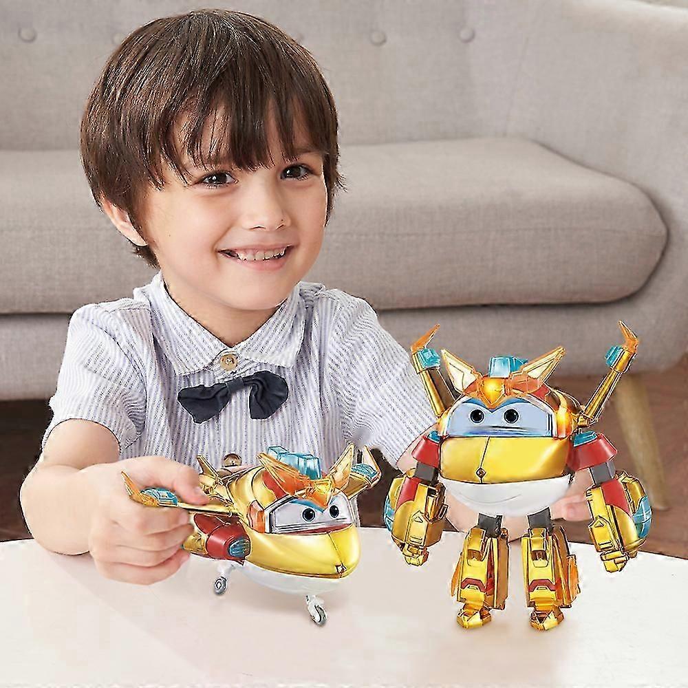 6 Inches Deluxe Transforming Supercharged Golden Boy With Light Sound 2 ...