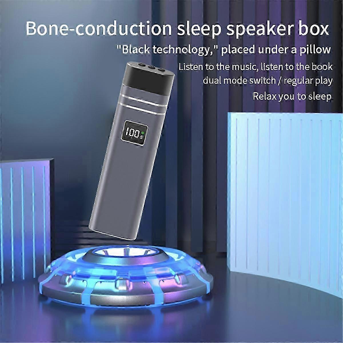 Sleep Aid Bluetooth Speaker Bone Conduction Under Pillow Dual Speaker ...