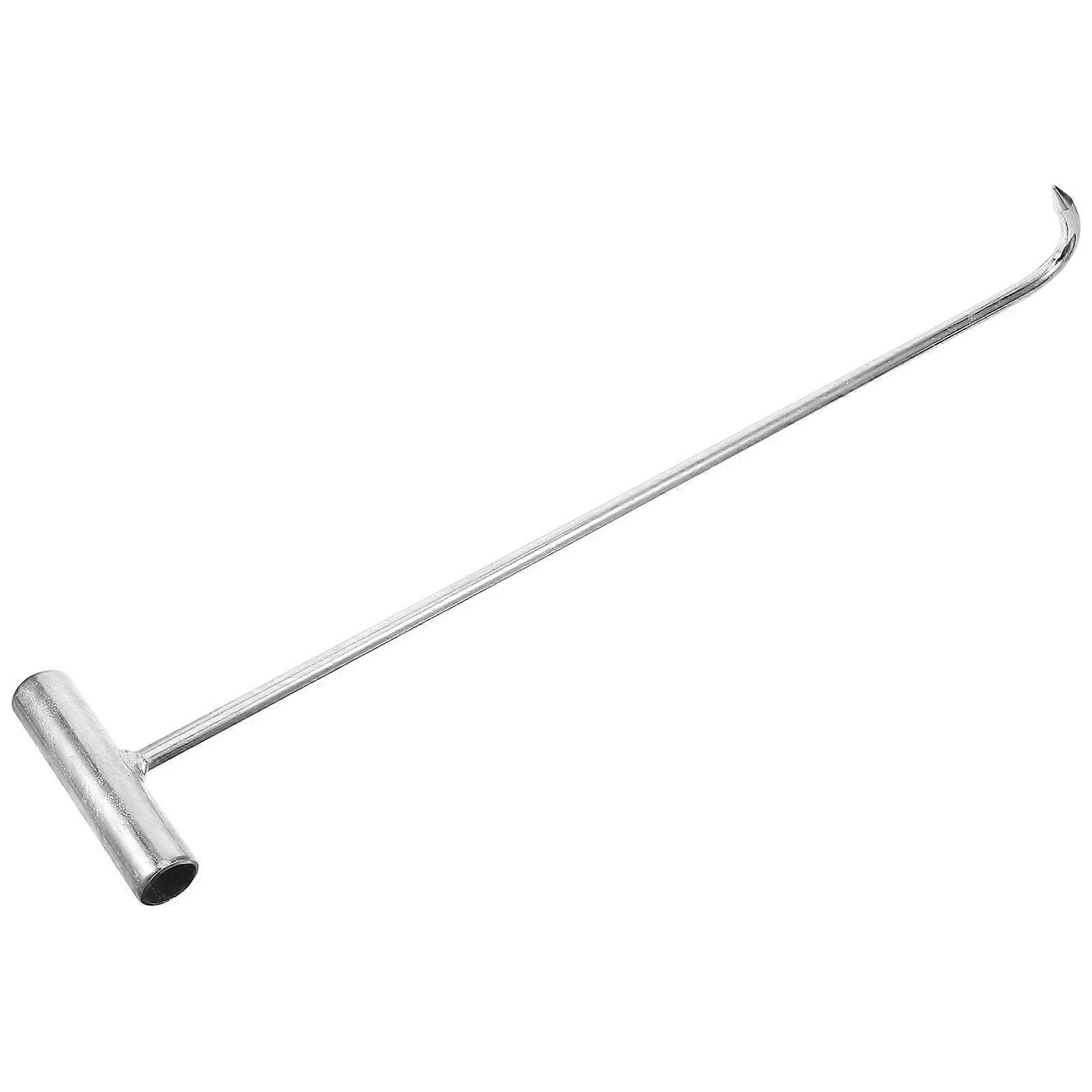 T Hook Manhole Pull Hook For Workers 50Cm Galvanized Steel 1Pcs | Fruugo UK