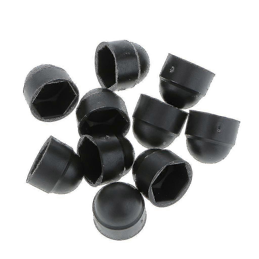 M6 M8 bolt protection caps - 10pcs black dome covers for hexagon screws ...