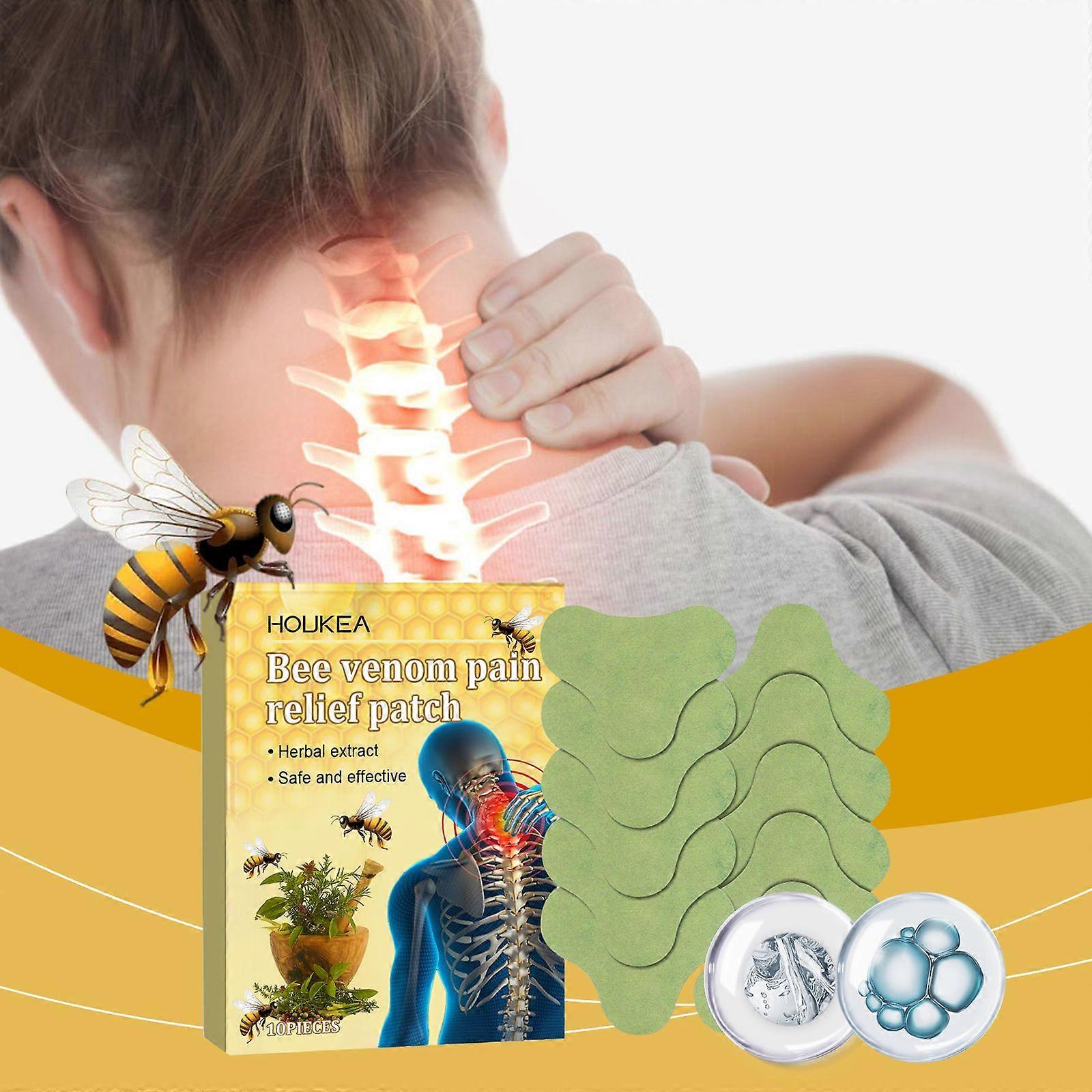 Houkea Bee Venom Neck Nursing Adhesive Bandage Relieve Joint Knee ...