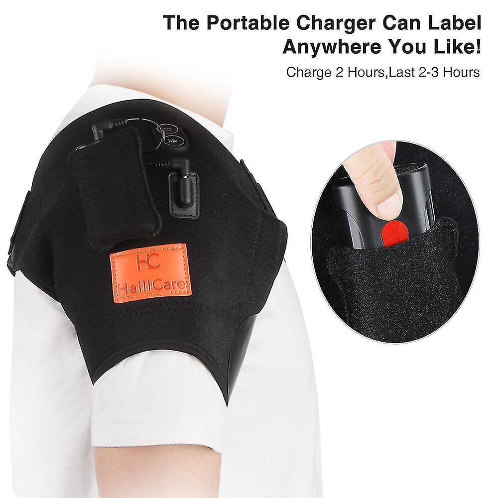Heat Therapy Shoulder Brace Adjustable Shoulder Heating Pad For Frozen ...