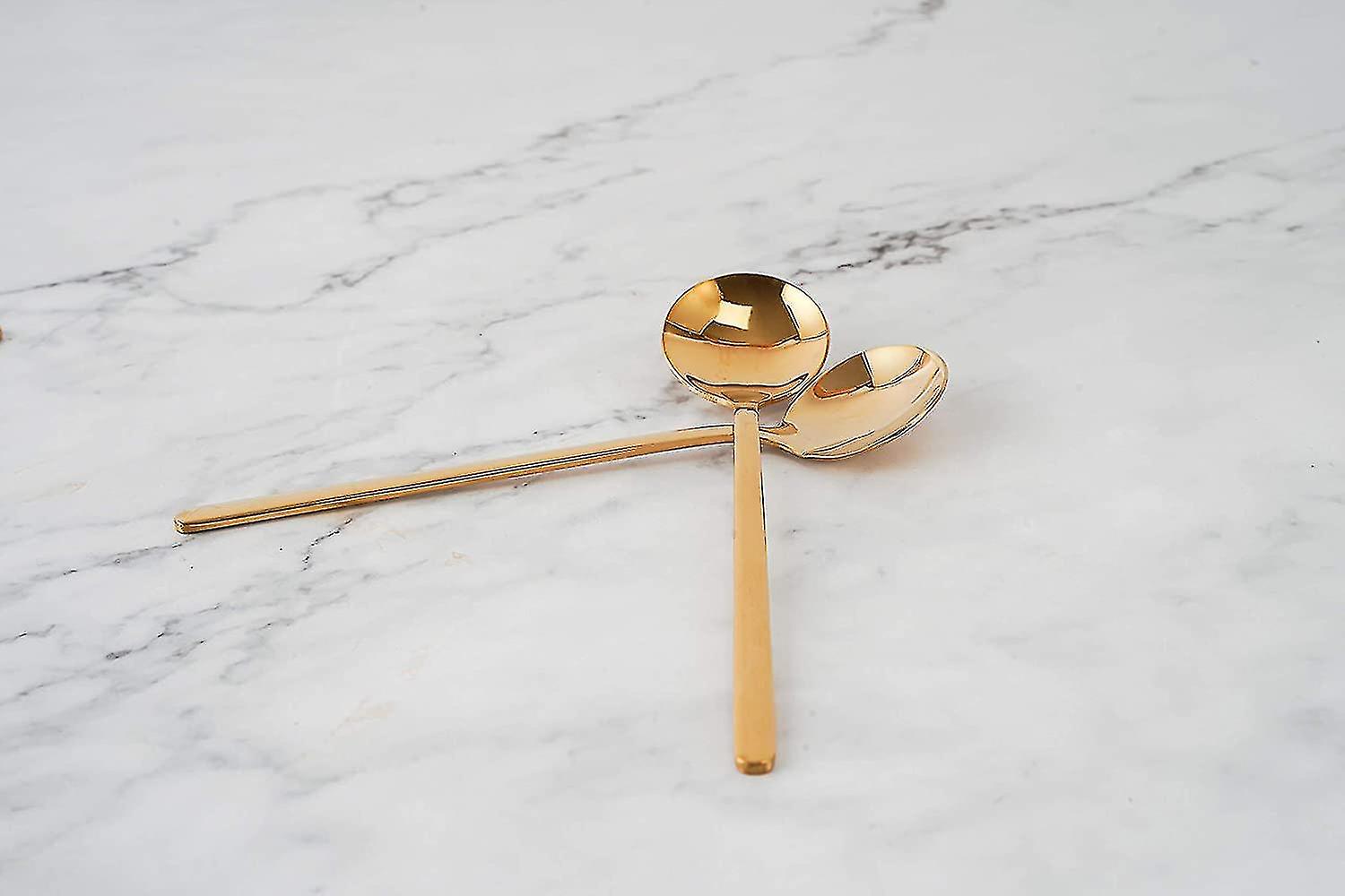 Espresso Spoons Set Of 8, Gold Coffee Spoons 5.1 In Stainless Steel ...